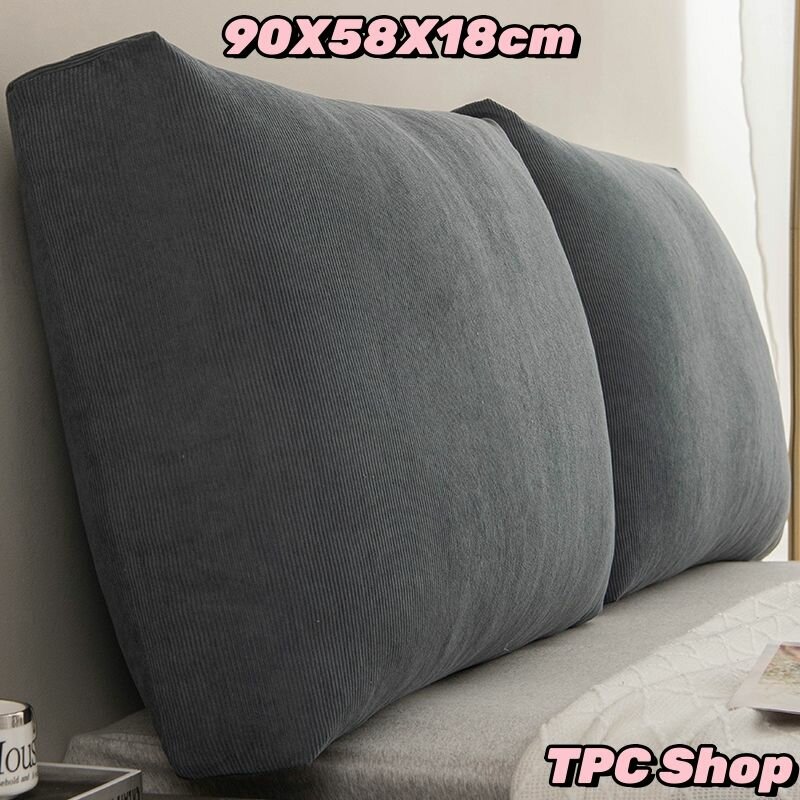 Подушка для изголовья кровати большая диванная подушка для поддержки спины на диван на спинку кровати для чтения и отдыха