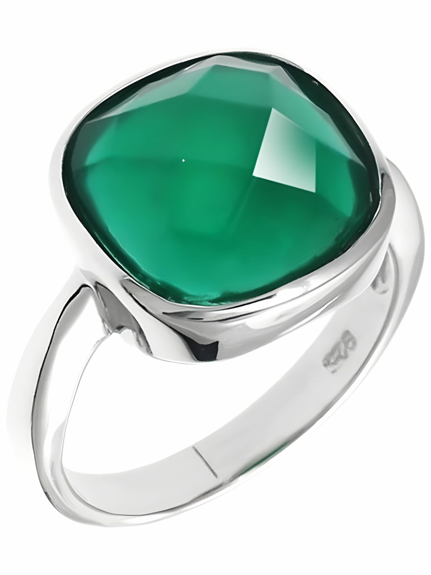 Кольцо тонкое, серебро, 925 проба, родирование