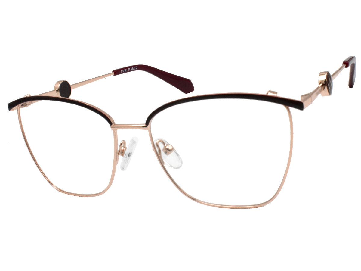 Оправа для очков Enni Marco IV 02-835 21 пол Женский форма оправы Бабочка цвет оправы Золотой
