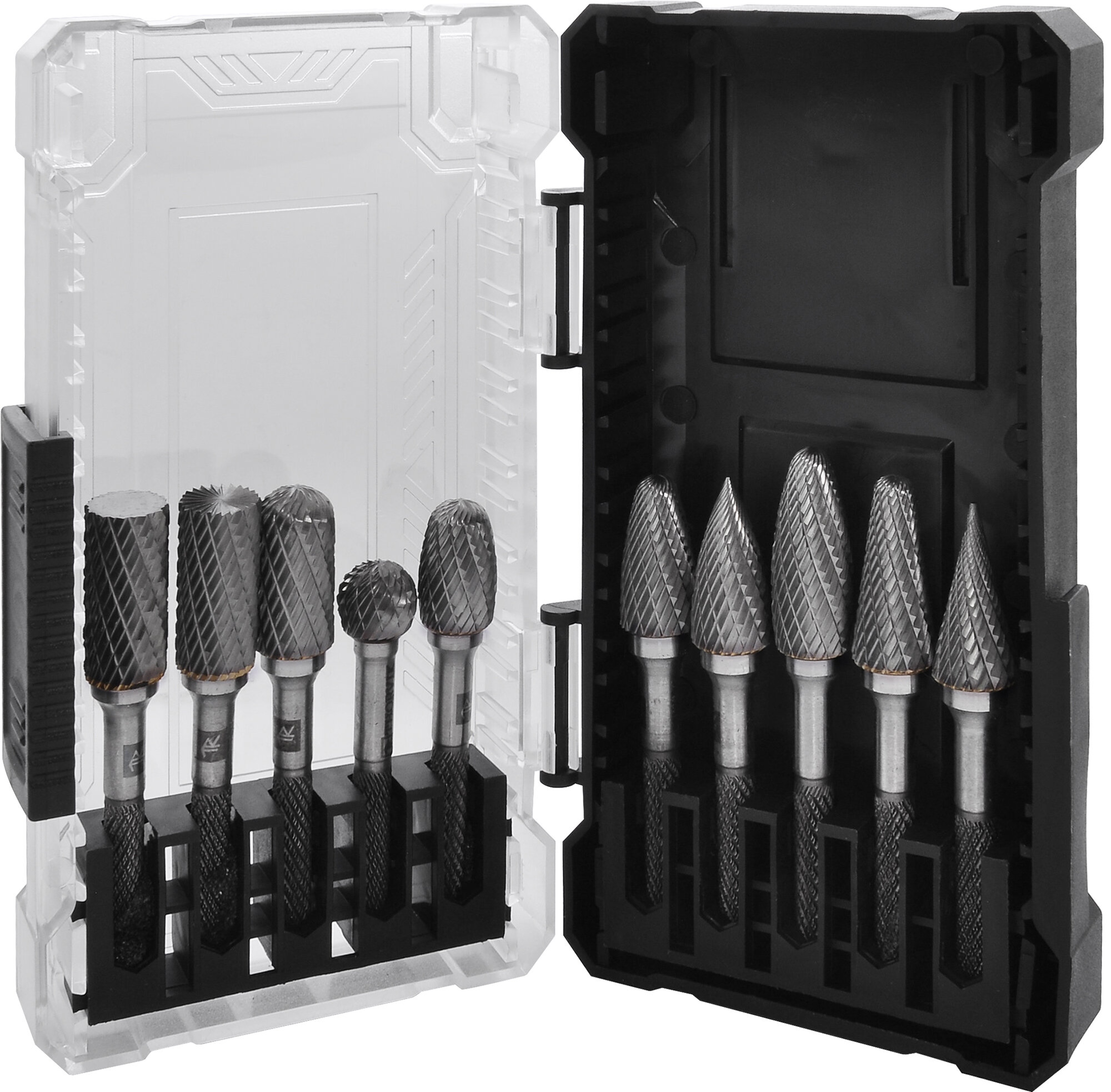 Набор борфрез твердосплавных 12 мм 10 предметов Thorvik TRRB120610-2S, 57048