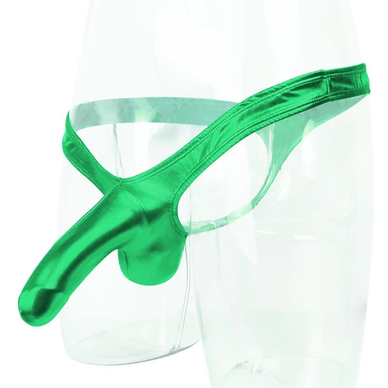 Мужские стринги из нейлона Зеленый, XL, зеленый