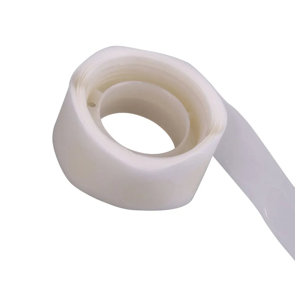 Клеевые точки для декора воздушных шаров белые, ролл ук для свадебного оформления