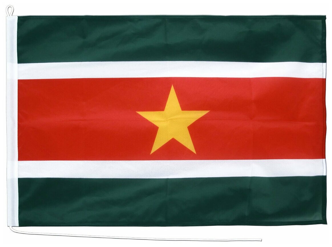 Флаг Суринама на яхту или катер 40х60 см