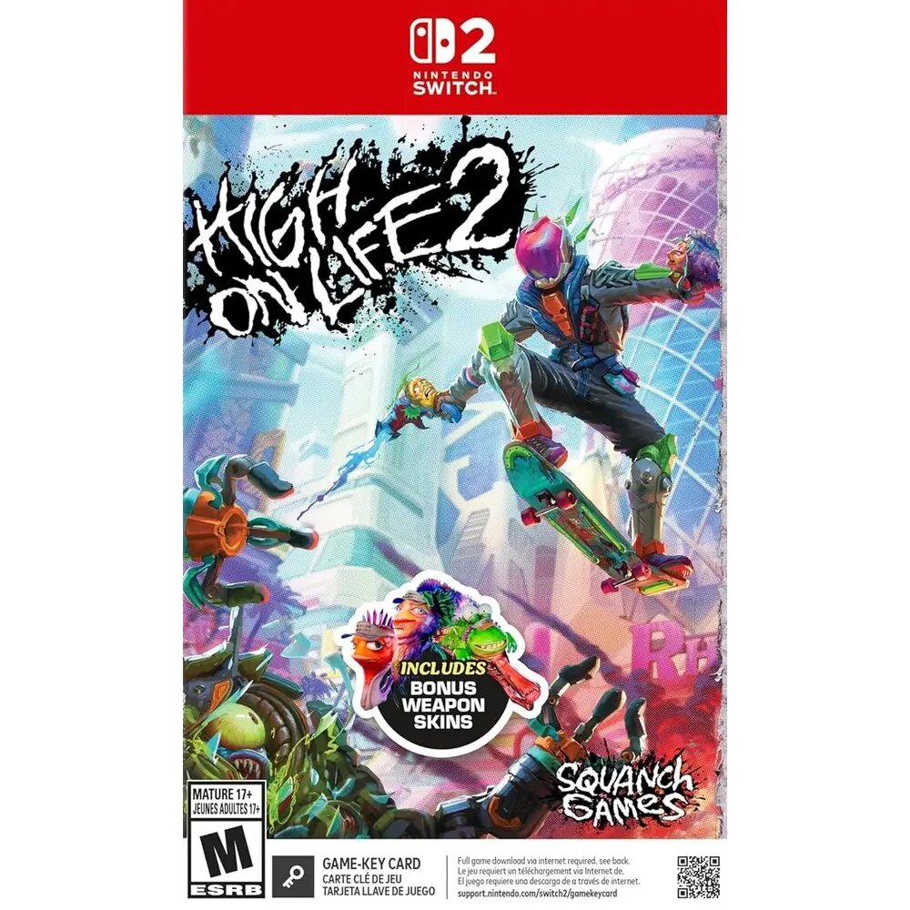 Игра High on Life 2 (Nintendo Switch 2) Squanch Games Blu-ray диск 18+