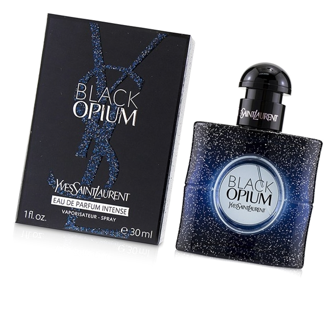 Ив Сен Лоран Блэк Опиум Интенс духи для женщин 30 мл - Ysl Black Opium Intense синие