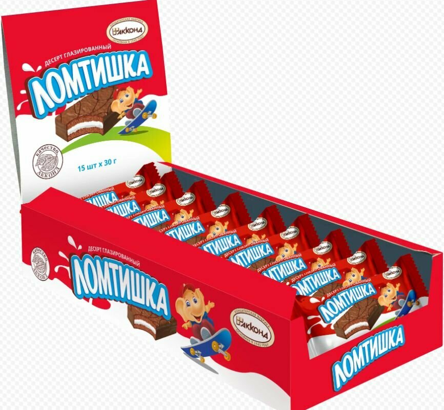 Акконд Конфеты глазированные Ломтишка, 30 г по 15 штук, 1 уп