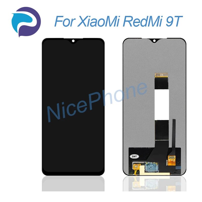 ЖК-экран и сенсорный дигитайзер для XiaoMi RedMi 9T, дисплей 2340*1080 J19S, Black screen only