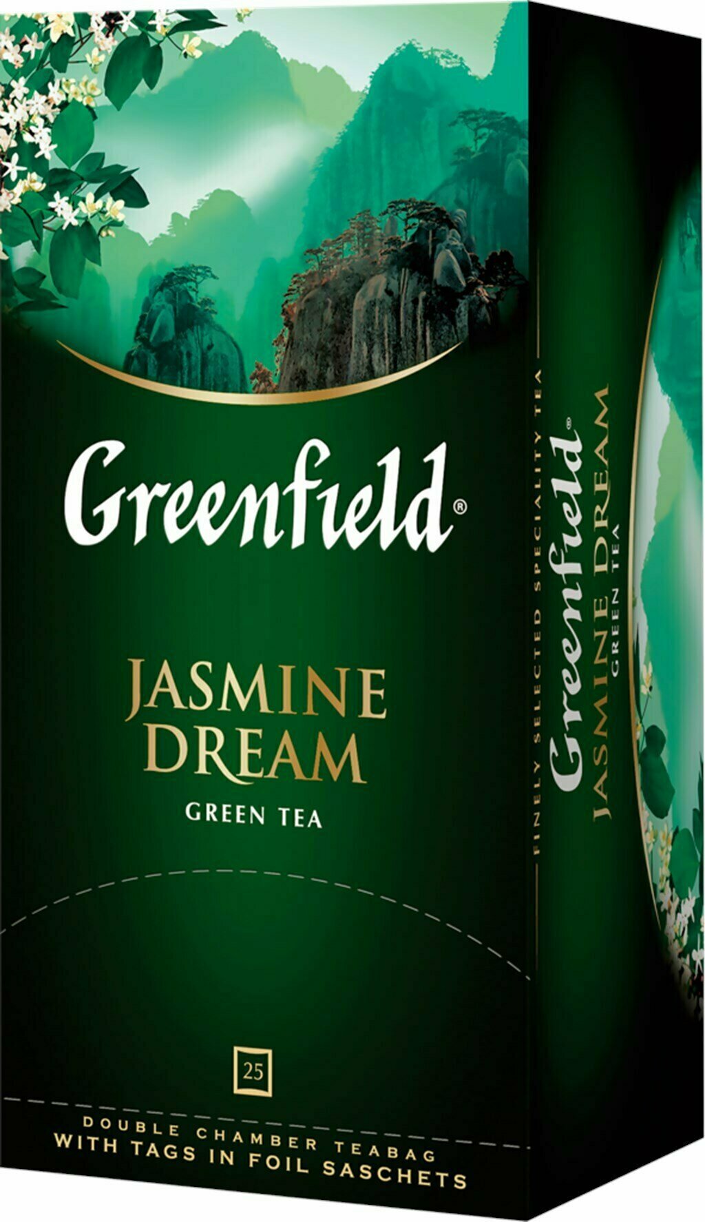 Чай зеленый GREENFIELD Jasmine Dream, 25пак, 6 шт.