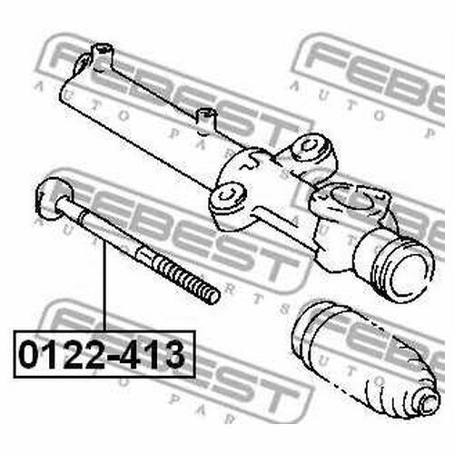 Тяга рулевая Febest 0122-423 для Lexus ES (1996-2008), Toyota Caldina (1987-2002), Toyota Camry (2001-2006)