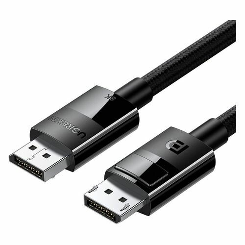 Кабель аудио-видео UGREEN DP114, DisplayPort (m) - DisplayPort (m), 1м, черный [80390]
