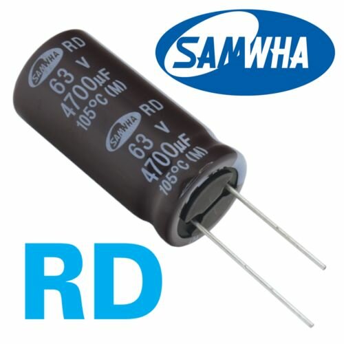 4700мкФ 63В / RD / 22x45 / 105 С / конденсатор электролитический (2шт)