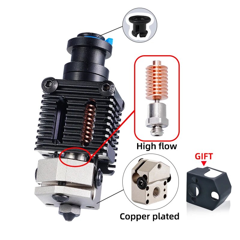 Hotend MQ Mozzie 5Aplusreprap, High Copper, Type B
