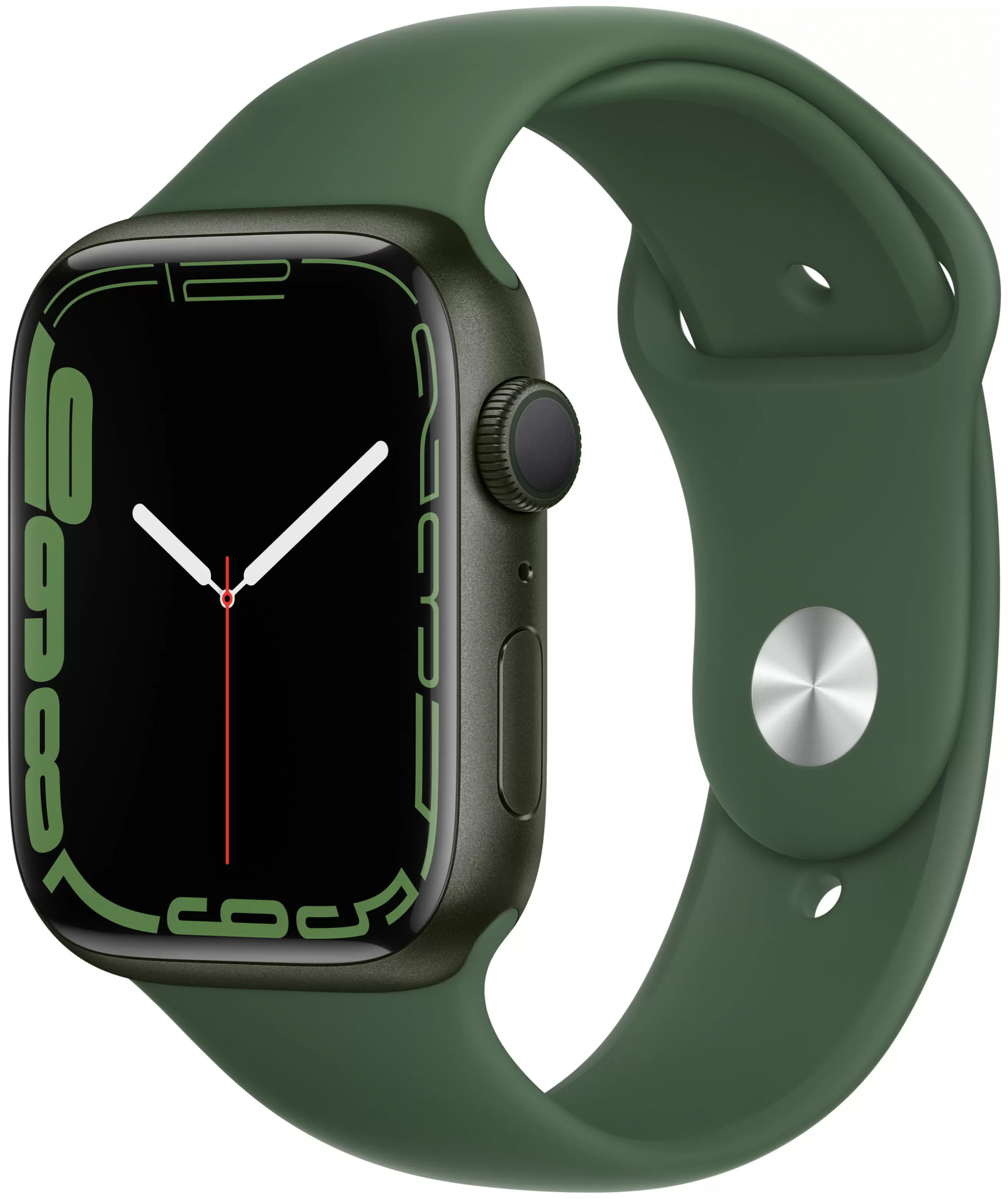 Умные часы A pple Watch Series 7 41 мм Aluminium Case GPS RU, зеленый клевер