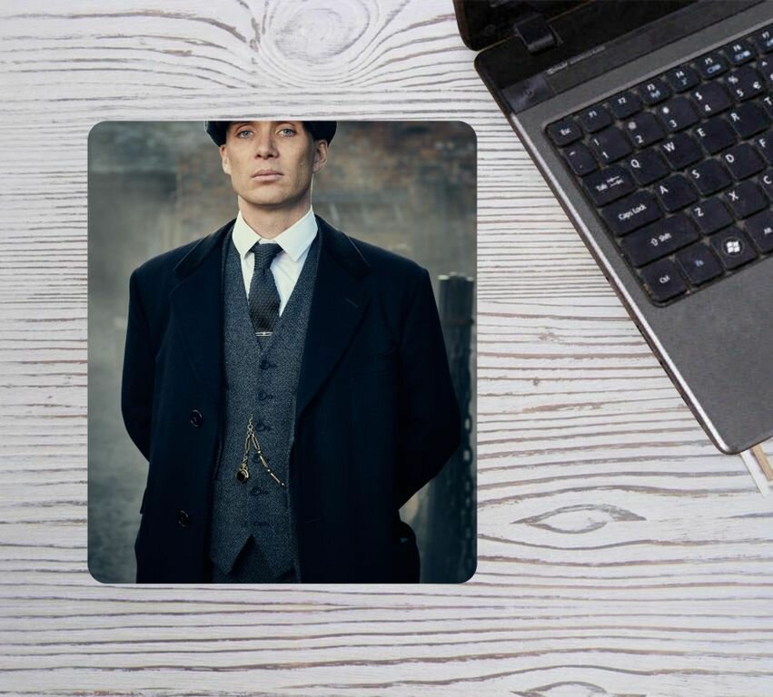 Коврик для мышки игровой 36 на 29 см MIGOM Острые козырьки, Peaky Blinders №1