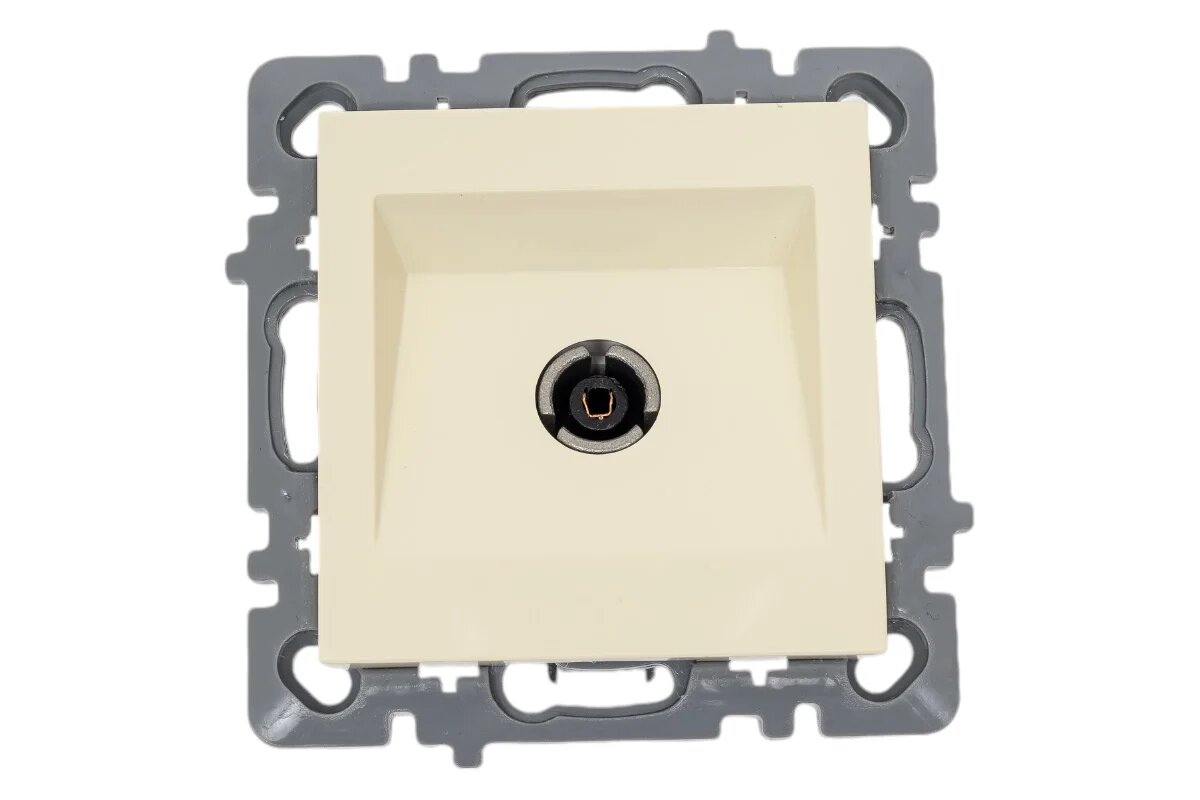 Nilson механизм ТВ-розетки концевая moda-advantage кремовый 0,5dB потери сигнала 20122433