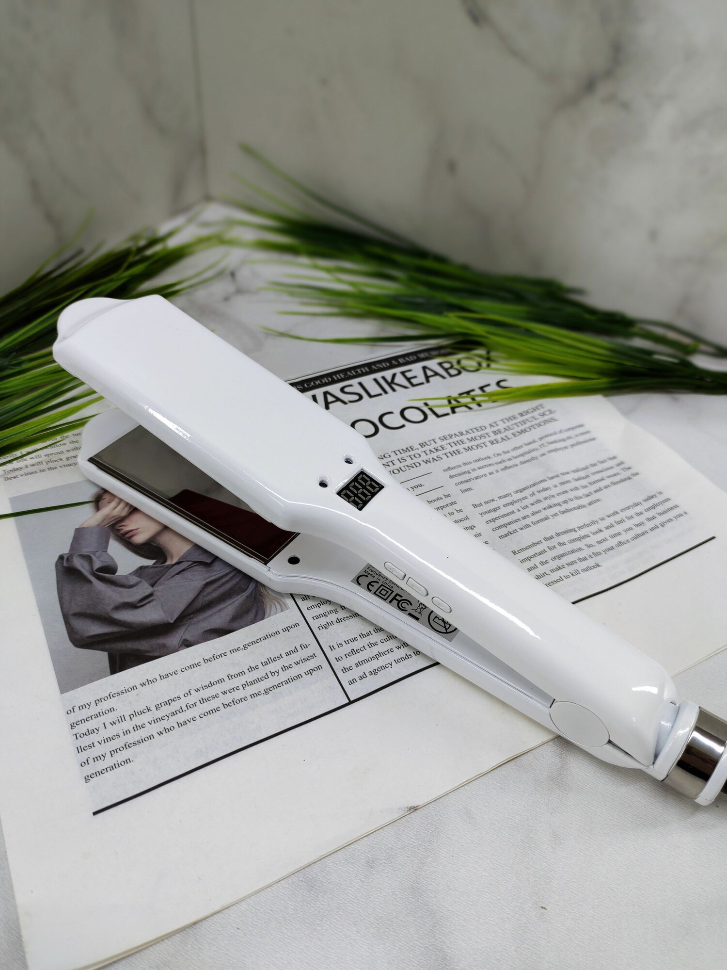 Утюжок RadarCosmetic, ультразвуковой, широкие пластины, 90x40 мм