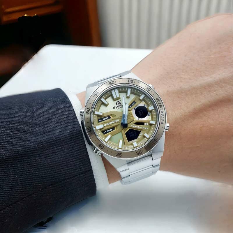 Наручные часы CASIO, серебряный — фото 1