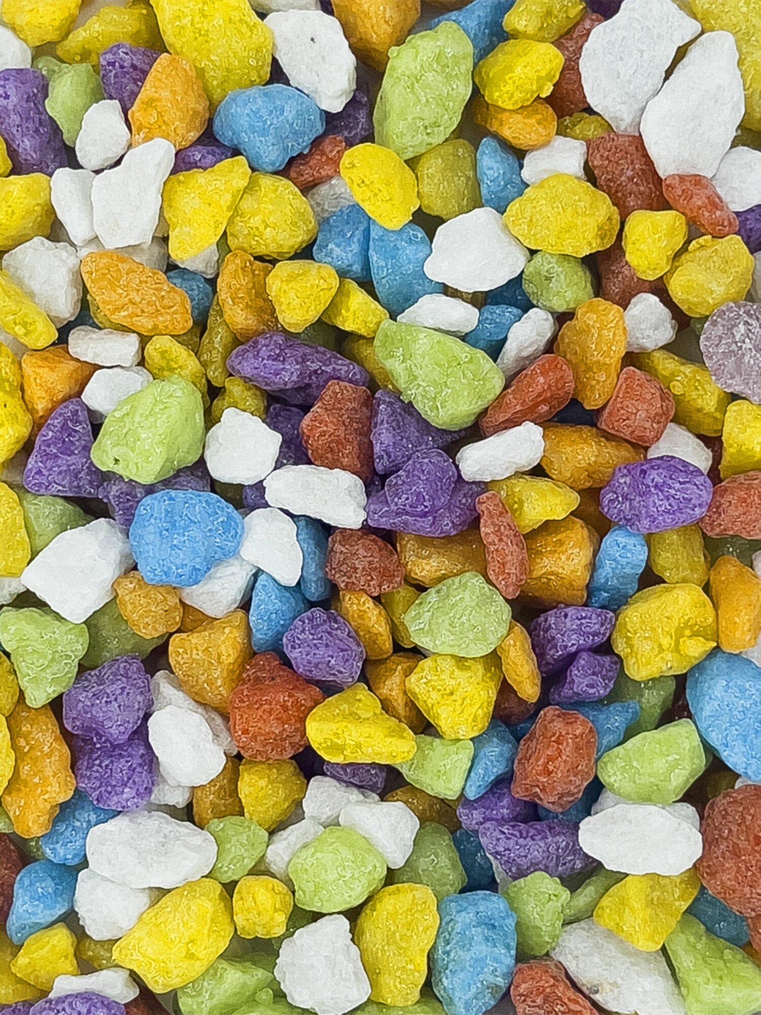 Натуральный грунт для аквариума и террариума Zoo One, природный материал, "Хэппи Микс" (5-10 мм), 1 кг, 15-1588