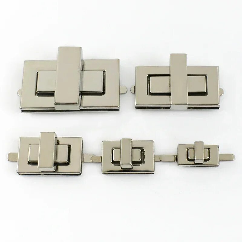Металлические поворотные замки Silver 32X18mm (4шт)
