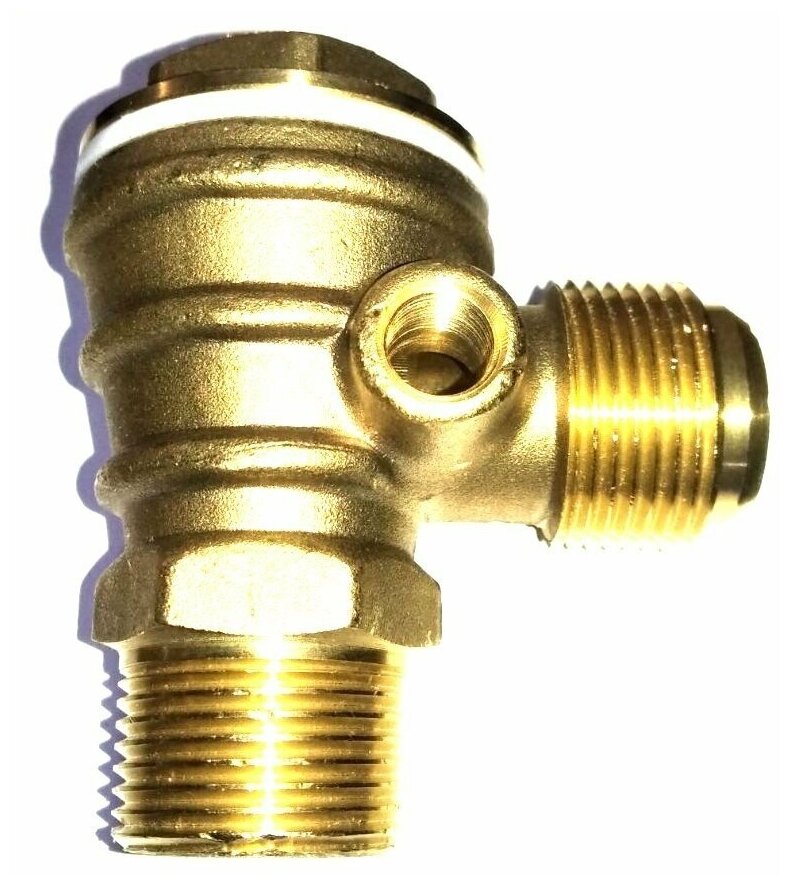 Клапан обратный компрессора (разъем мама - 8,5 мм, разъемы папа - 26x26 мм)