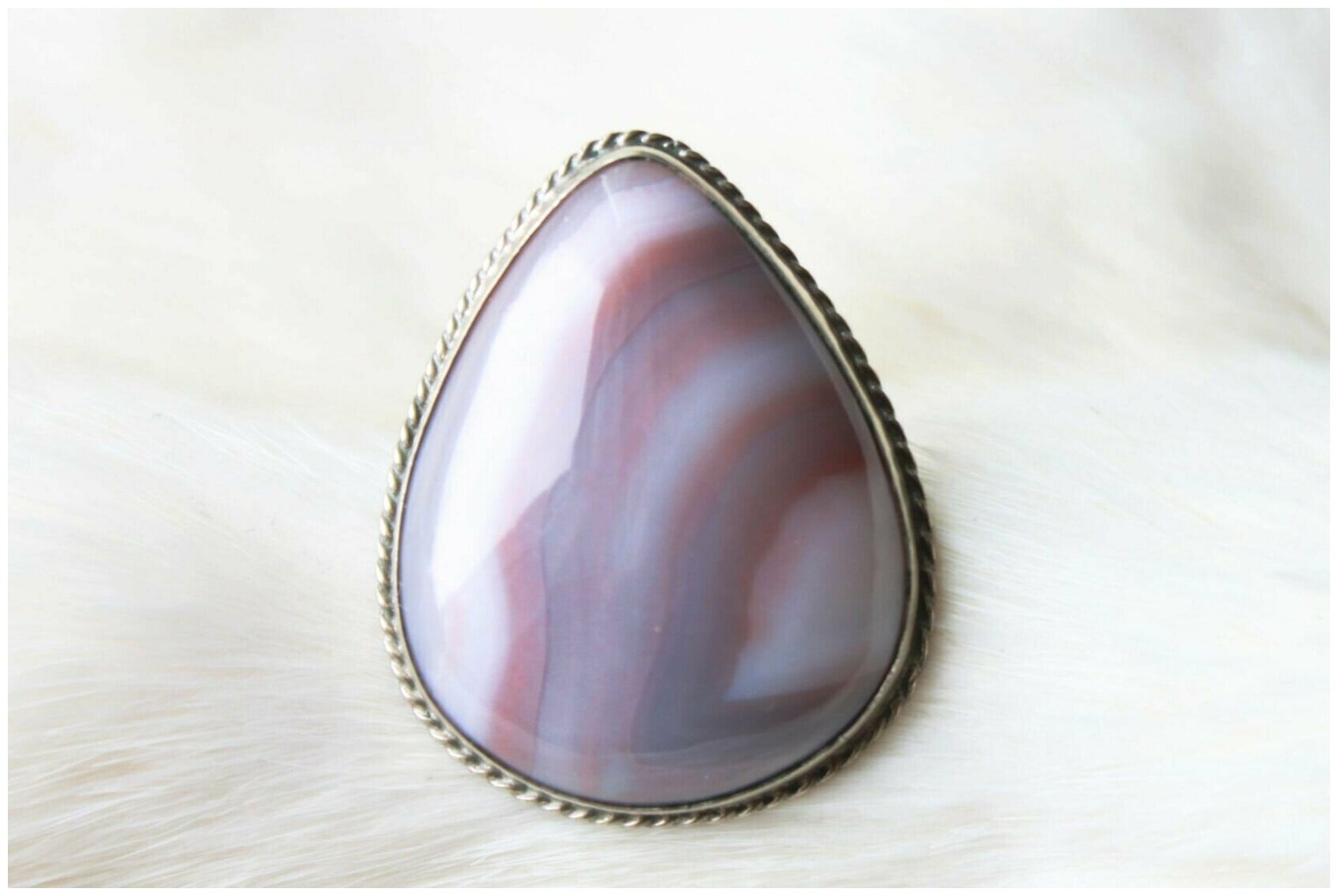 Кольцо, агат