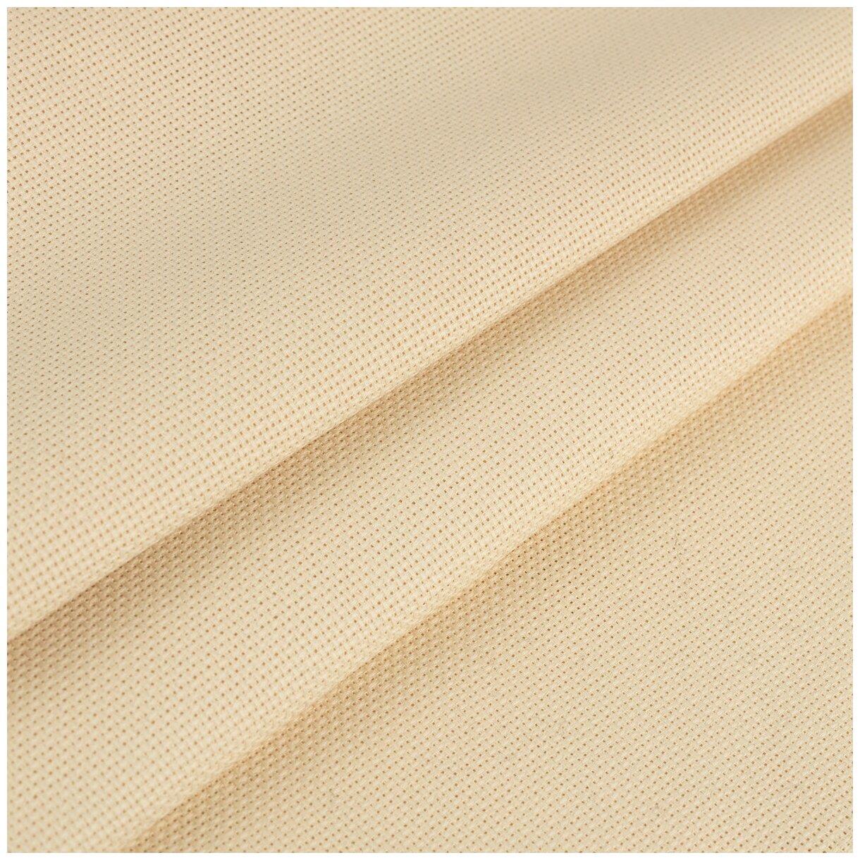 K18 "Gamma" Aida №18 цв. Фасовка 100% хлопок 150 x 100 см ± 2 см кремовый