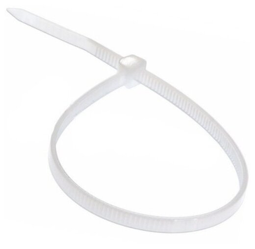 Стяжка 200*4.8мм Rexant 07-0200-5 нейлоновый хомут - 100шт. белая