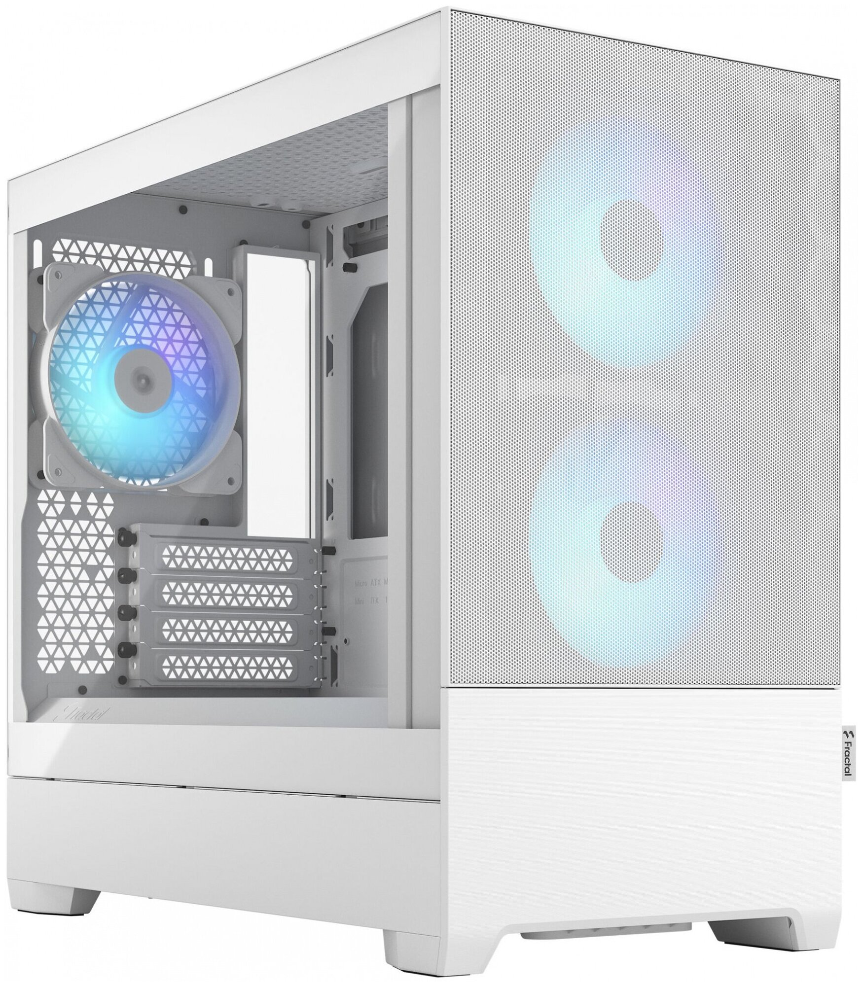Корпус Fractal Design PoP Mini Air RGB White TG (FD-C-POR1M-01) без БП, white