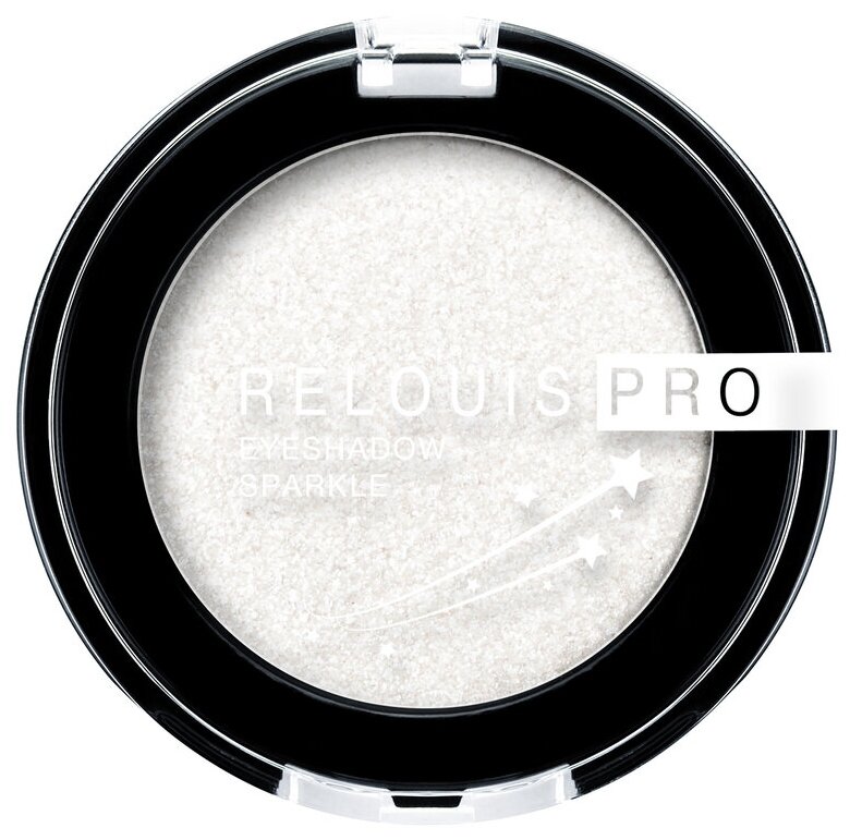 Relouis тени для век RELOUIS PRO eyeshadow sparkle тон 01 snow