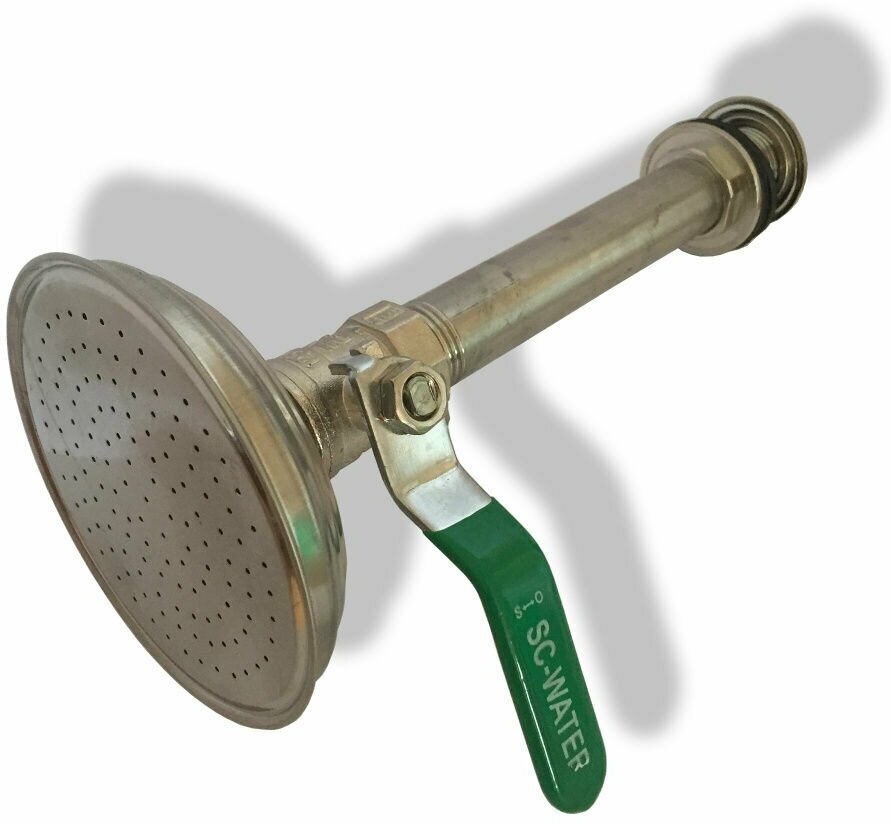 Лейка для летнего душа с краном