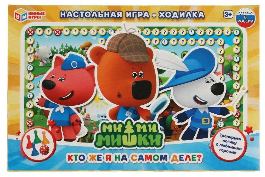 Настольная игра-ходилка Ми-ми-мишки. Кто же я на самом деле Умные игры 4680107953766