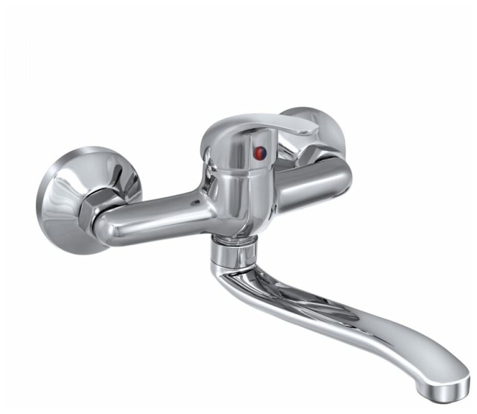 Одноручный настенный смеситель для мойки Славен СЛ-ОД-П24