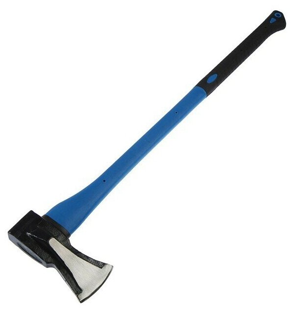 Колун кованый, клиновидная форма, фиберглассовое 3К топорище 80 см, 2 кг