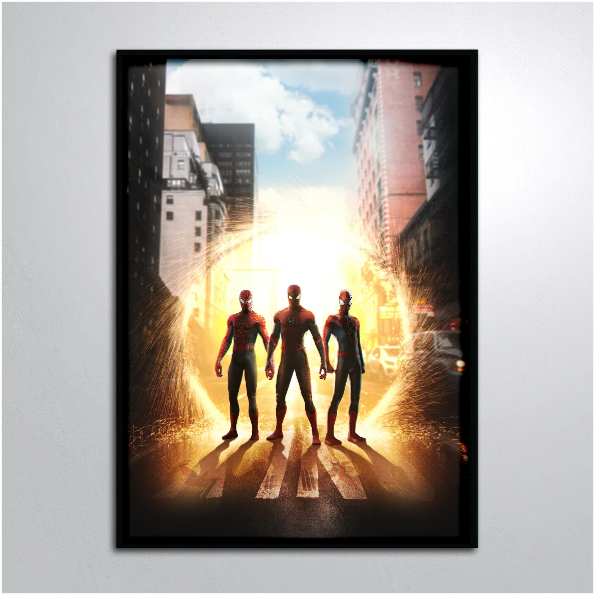 Постер без рамы/Марвел Человек-паук Нет пути домой Три паука Marvel Spider-Man: No Way Home