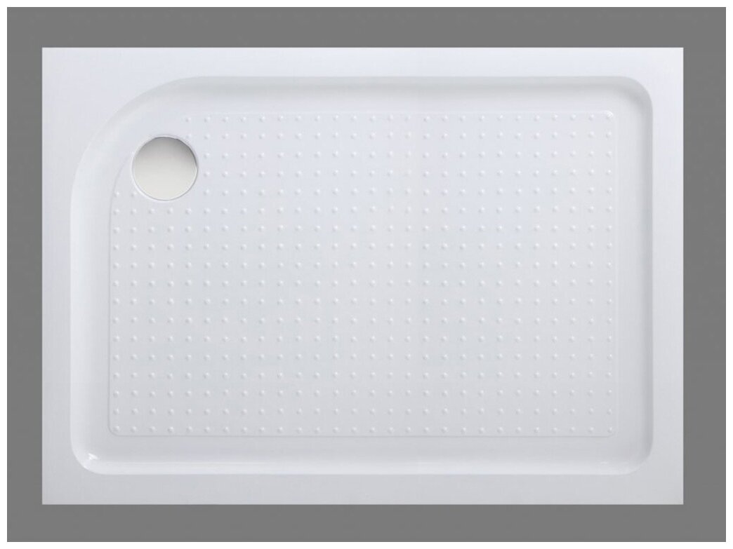 Душевой поддон Belbagno Tray BB-AH-100/80-15-W-L