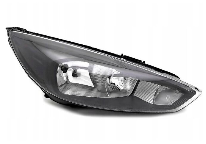 Ford Focus 14-19 фара передняя левая с корректором внутри черная, DEPO 431-11C9LMLEMD2 (1 шт.)