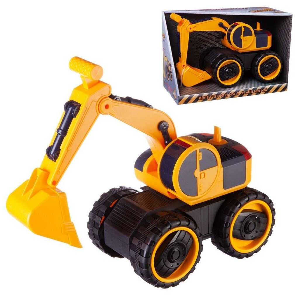 Машинка инерционная спецтехника ABtoys "Экскаватор" от 3 лет