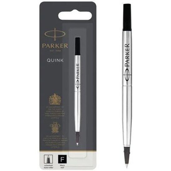 Стержень Parker роллер Quink Z01 (CW1950321) F 0.5мм черные чернила блистер