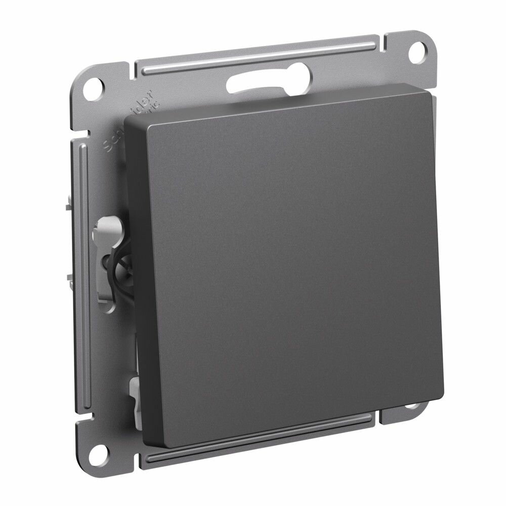 Переключатель Systeme Electric AtlasDesign ATN001461, 1-клавишный, базальт