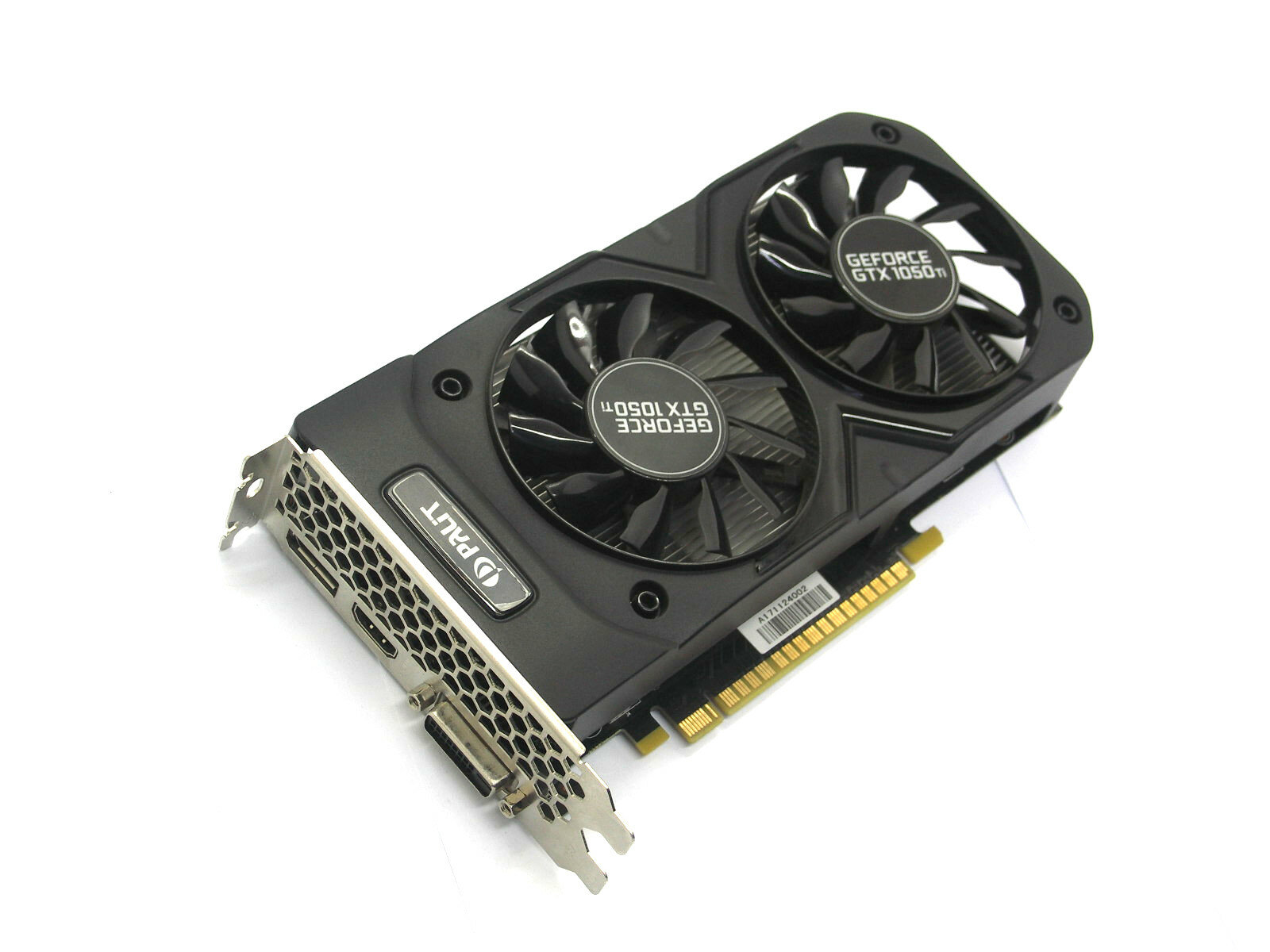 Видеокарта 4Gb GeForce 1050 GTX Ti, Palit GTX1050Ti DUAL OC 4096M GDDR5 128bit DVI HDMI DP, PCI-E