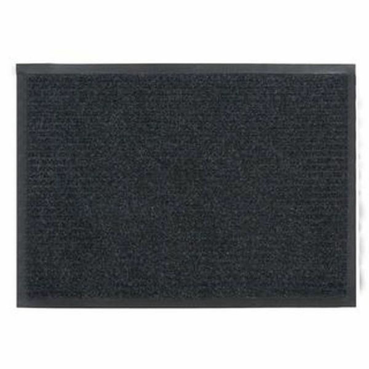 Коврик влаговпитывающий 60*90см "Ребристый" Черный SUNSTEP