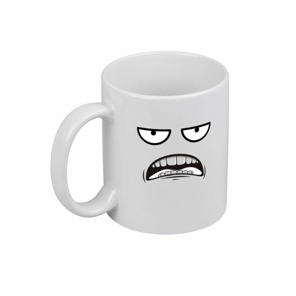 Кружка Злой недовольный смайл
