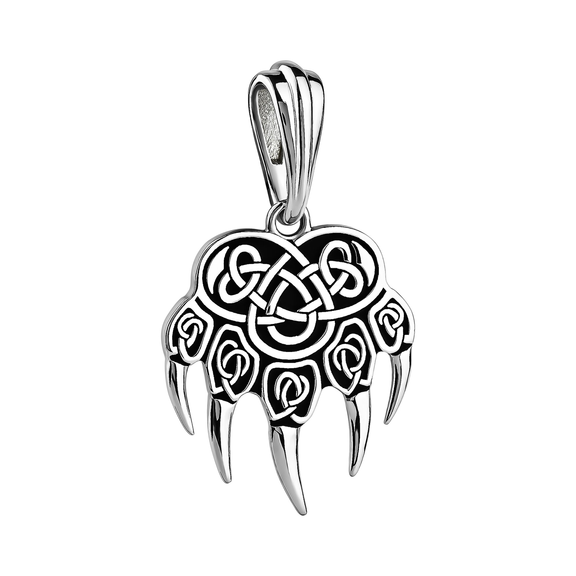 Подвеска, серебро, 925 проба, родирование