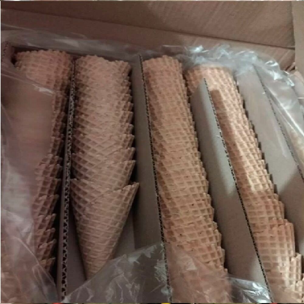 Вафельные рожки для мороженого ванильные и хрустящие. Мега 175 (Н 170 175, Д 80 85, вес 19-22г, угол 30 )