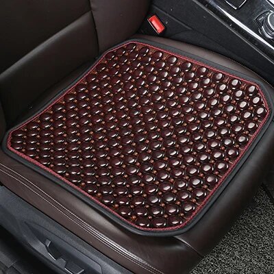 Автомобильные Чехлы На Сиденья, натуральная древесина клена, с бусинами, массажные дышащие, прохладные, экологичные, автомобильные, офисные чехлы D