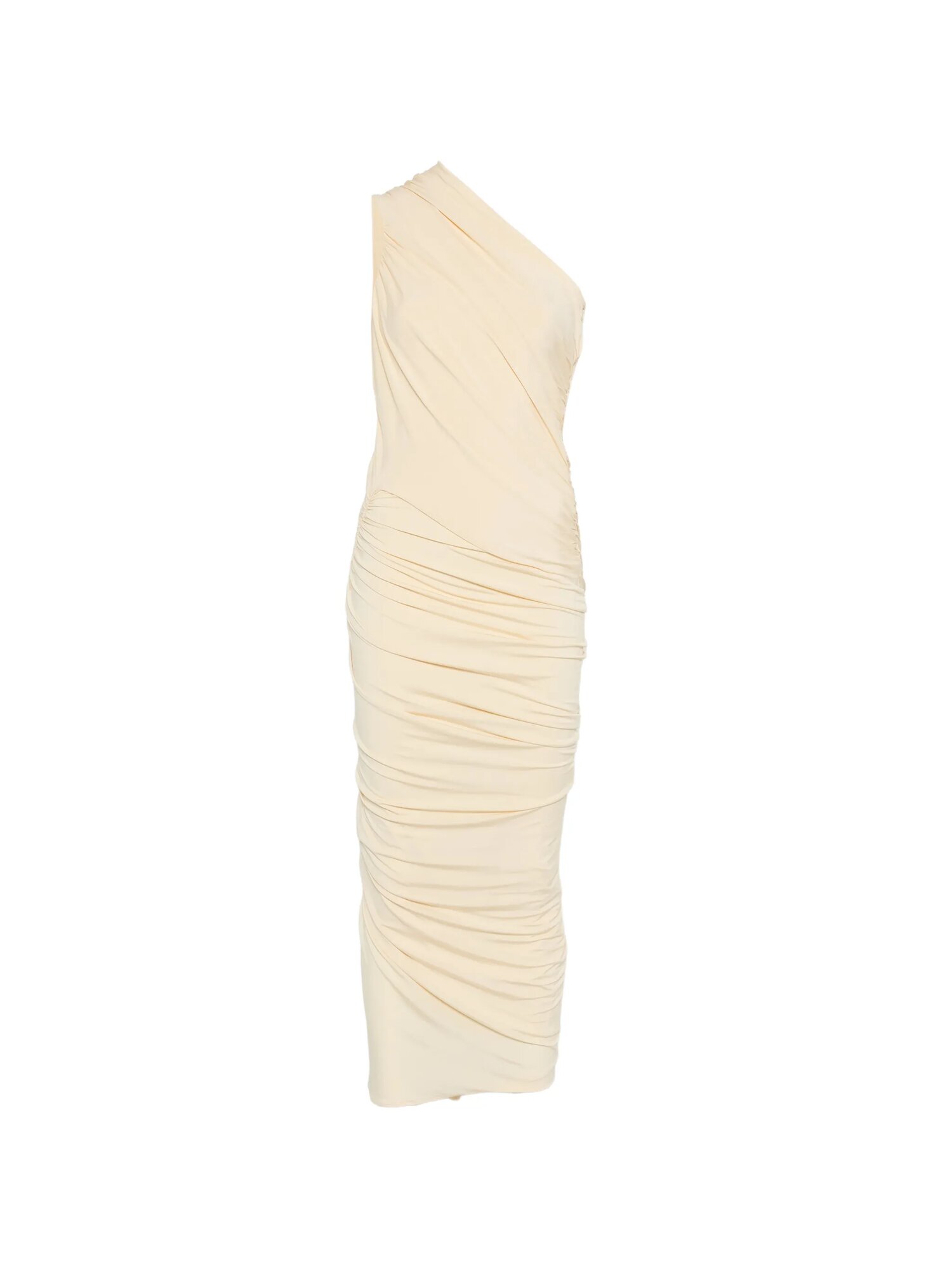 Платье One-shoulder ruched dress