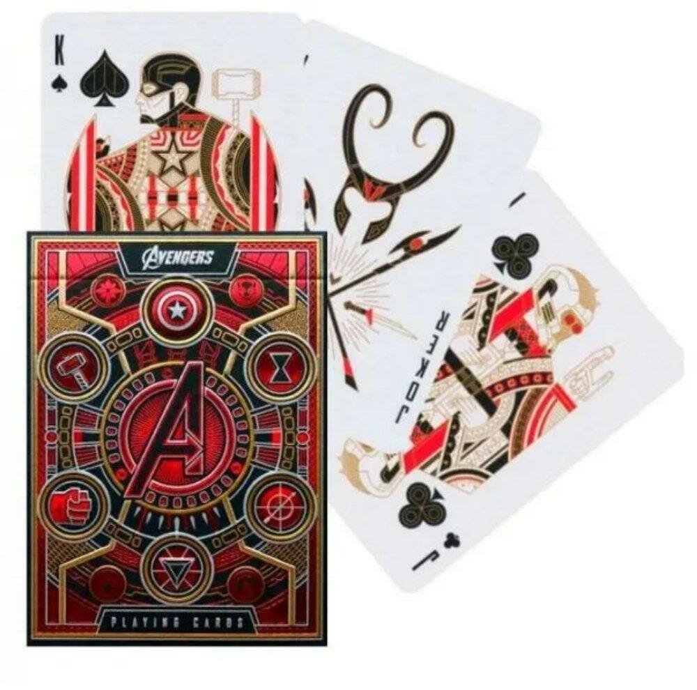 Карты игральные "Theory11 Avengers Red Edition" 62010 Theory11