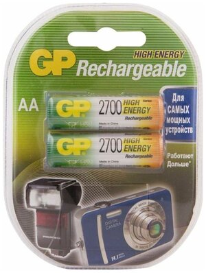 Характеристики модели Аккумулятор GP R6 2700mAh 270AAHC/R6 Ni-MH BL2 на ...