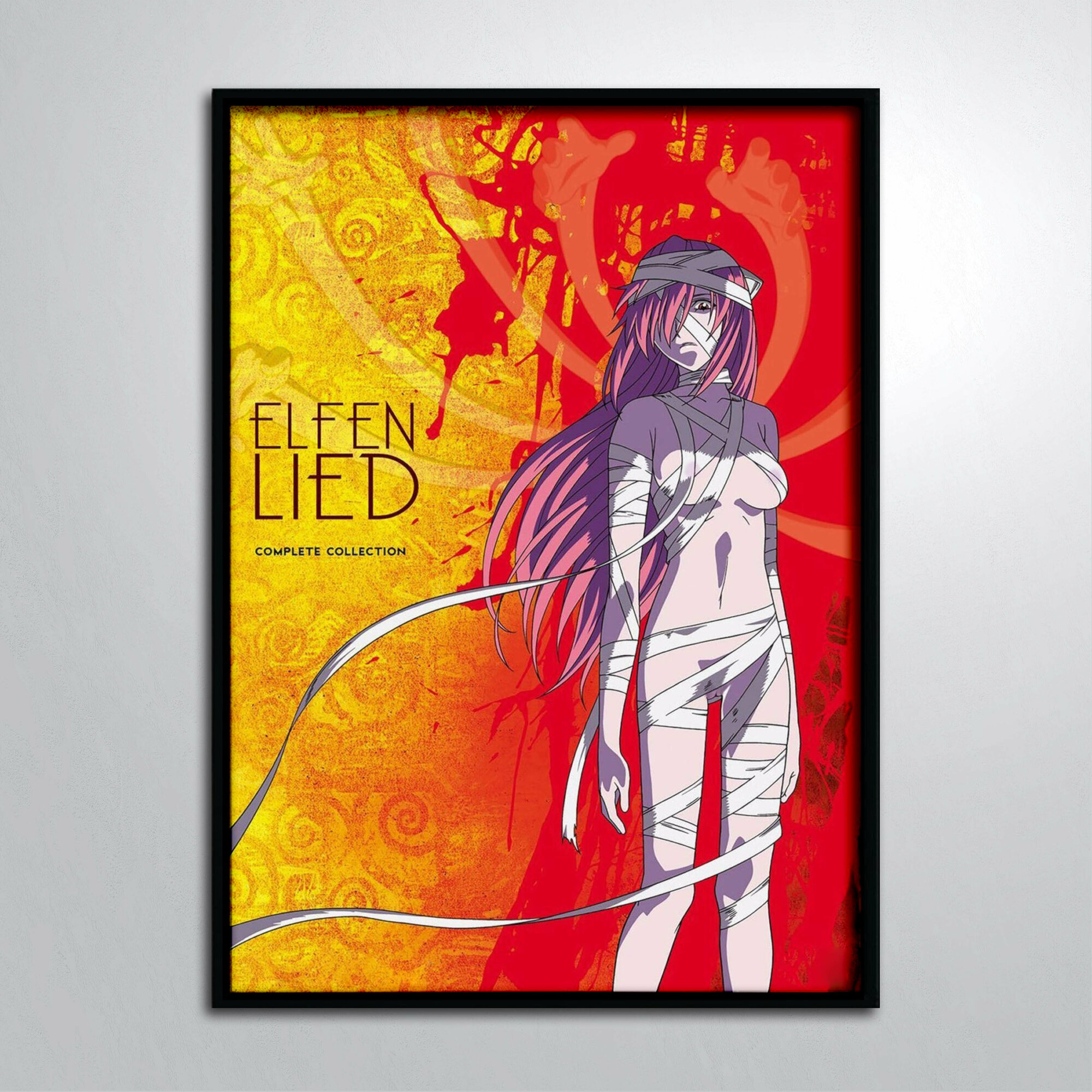 Постер без рамы/Аниме Эльфийская песнь Люси Ленты Elfen Lied