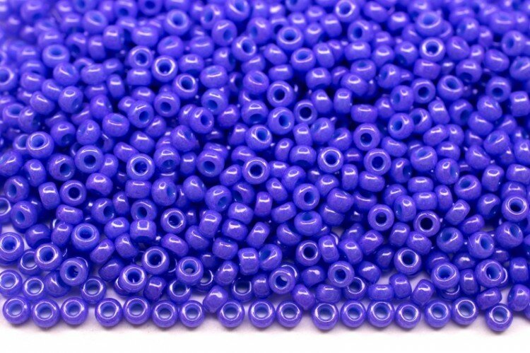 Бисер японский MIYUKI круглый 11/0 #1477 фиолетовый, непрозрачный, 10 грамм